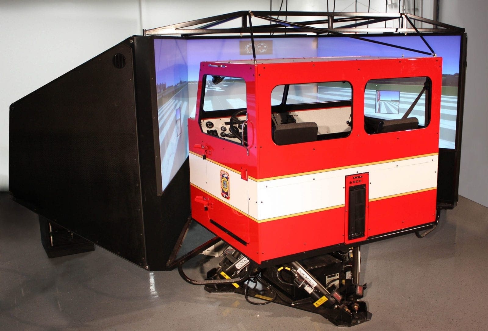 Custom Fire Truck Cab Training Simulator | FAAC