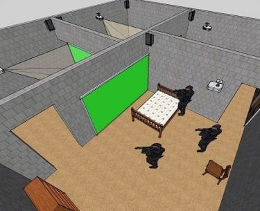 MILO Range Shoothouse Use of Force Training Simulator