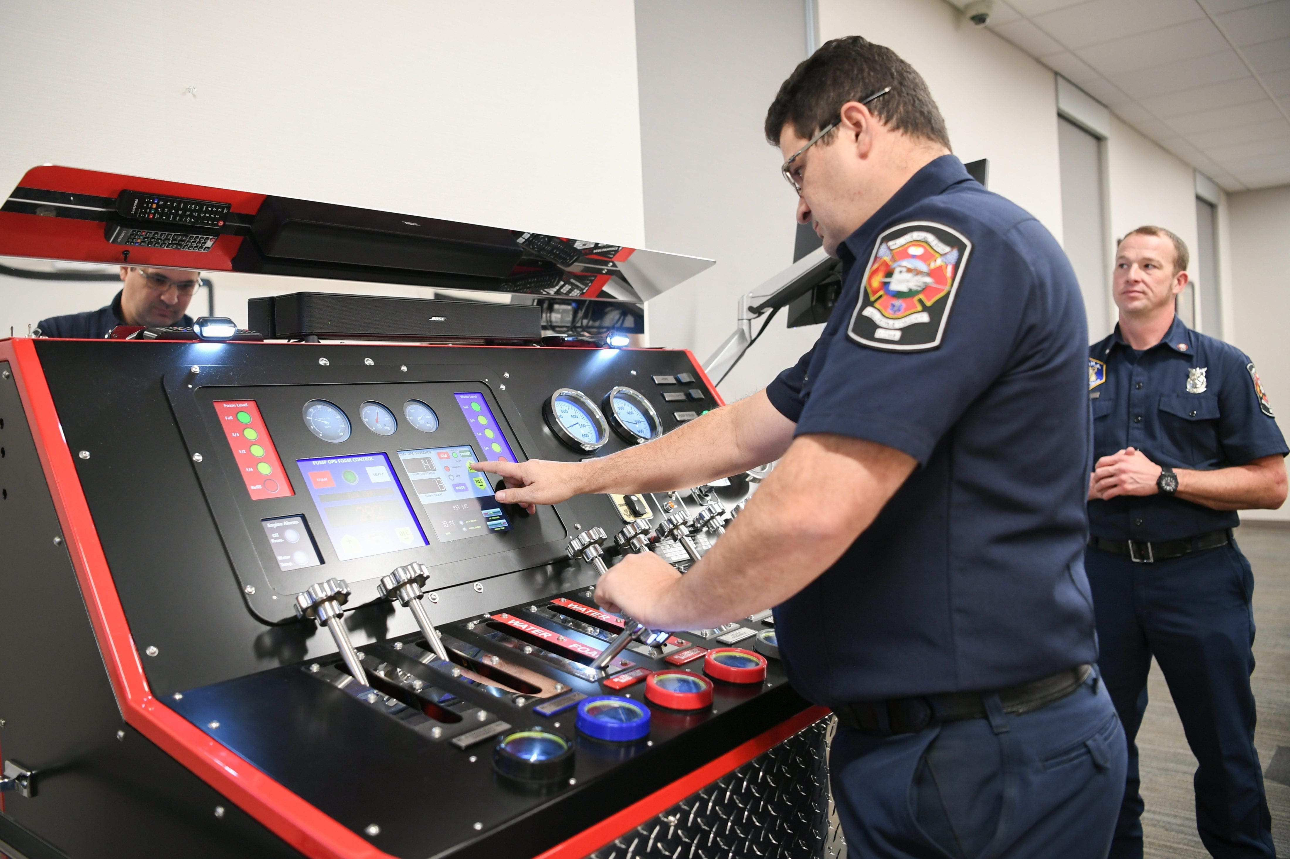 Pump operations simulator benefits Hill Air Force Base firefighters - FAAC