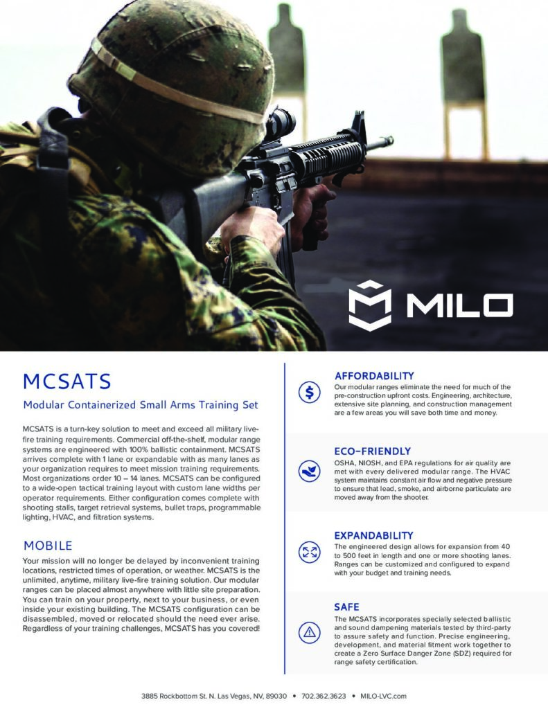 Brochures | MILO Range