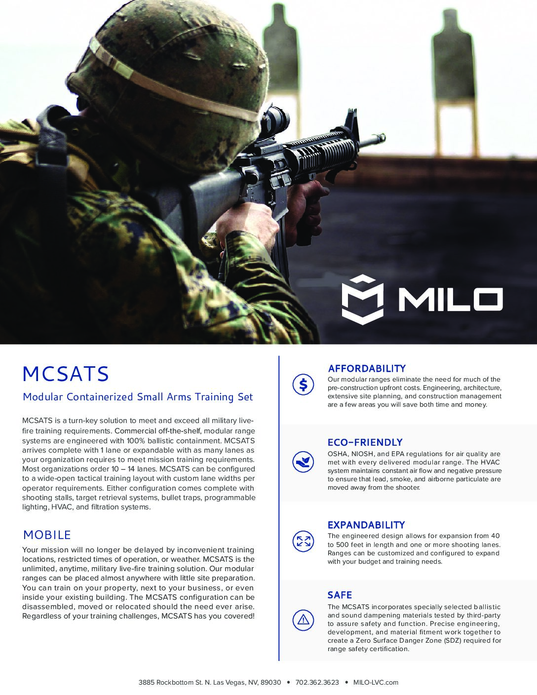 Brochures | MILO Range