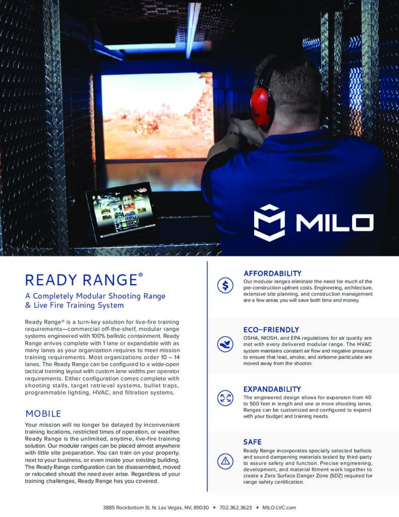 Brochures | MILO Range