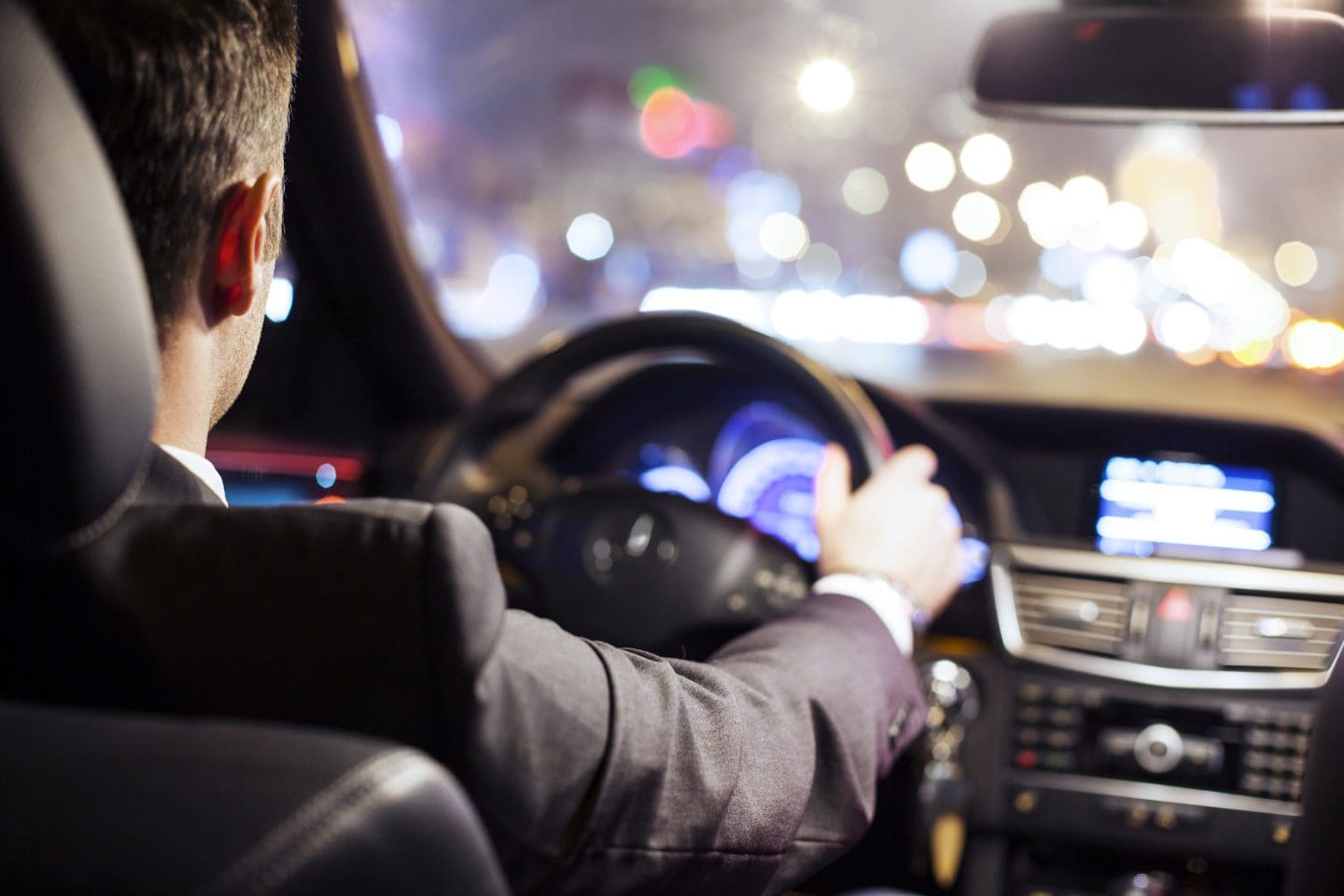 man driving car - FAAC