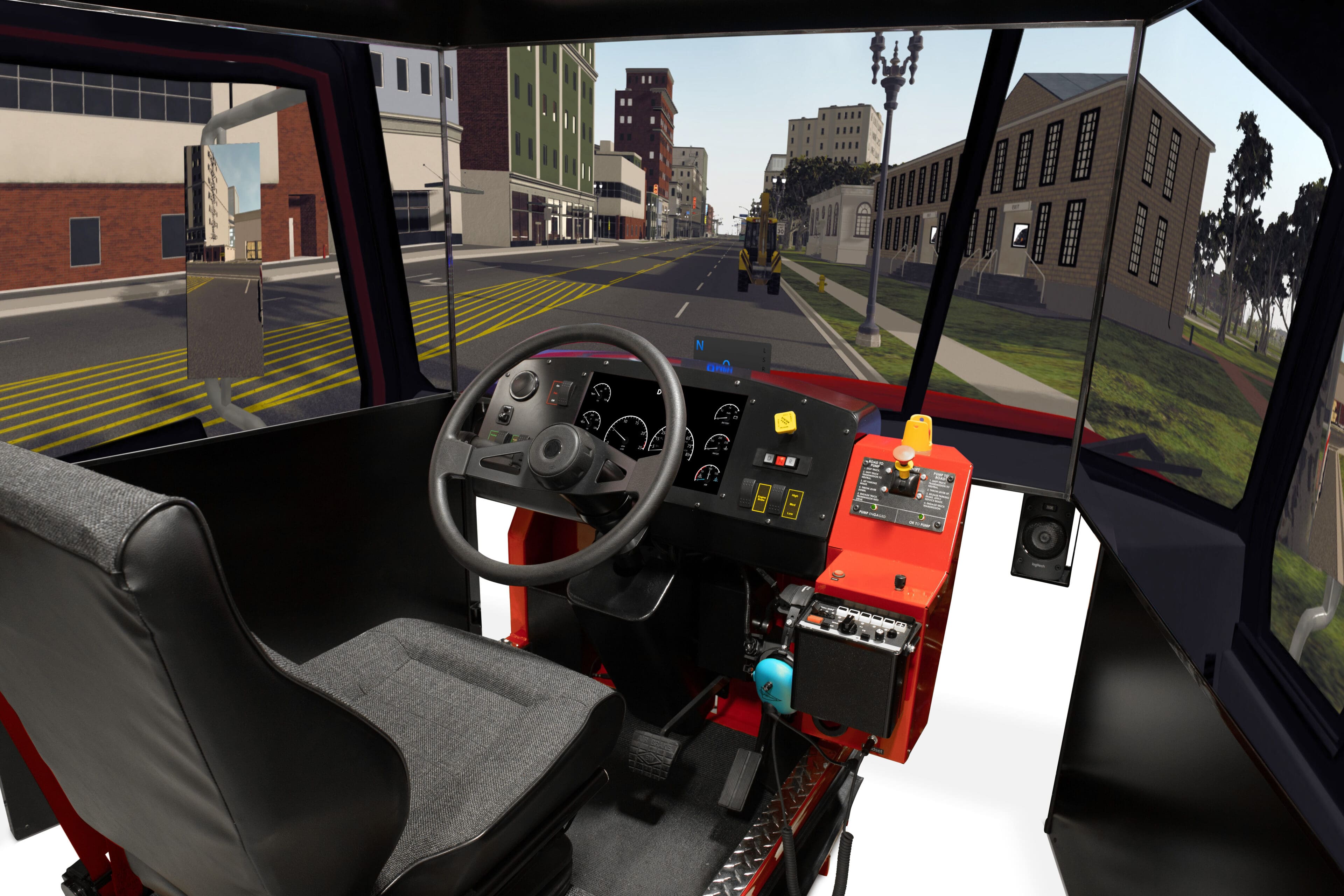 Custom Fire Truck Cab Training Simulator | FAAC