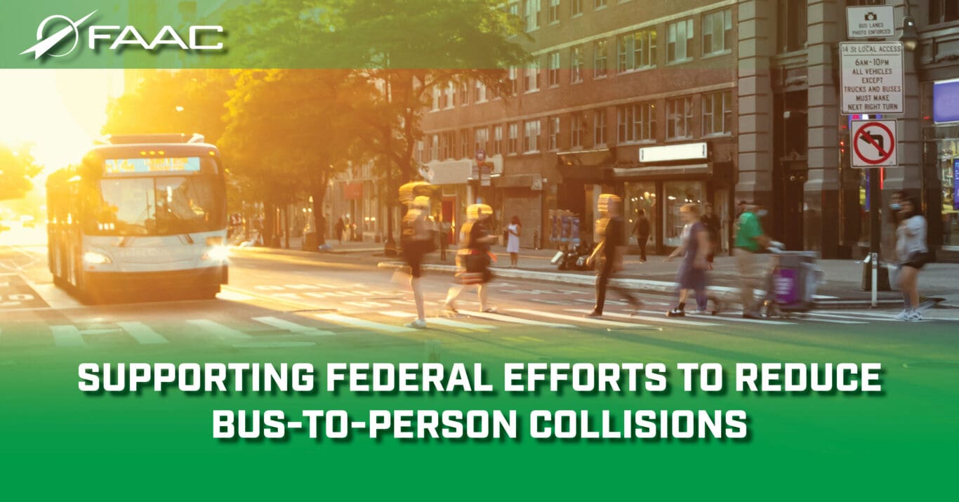 Reducing Bus to Person Collisions Post-X - FAAC